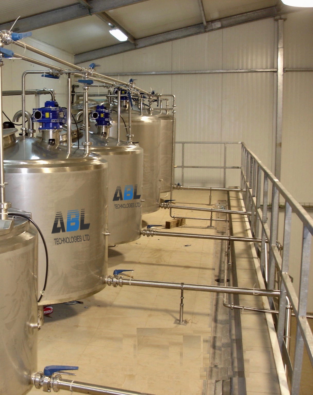 Process And Cooling Tanks